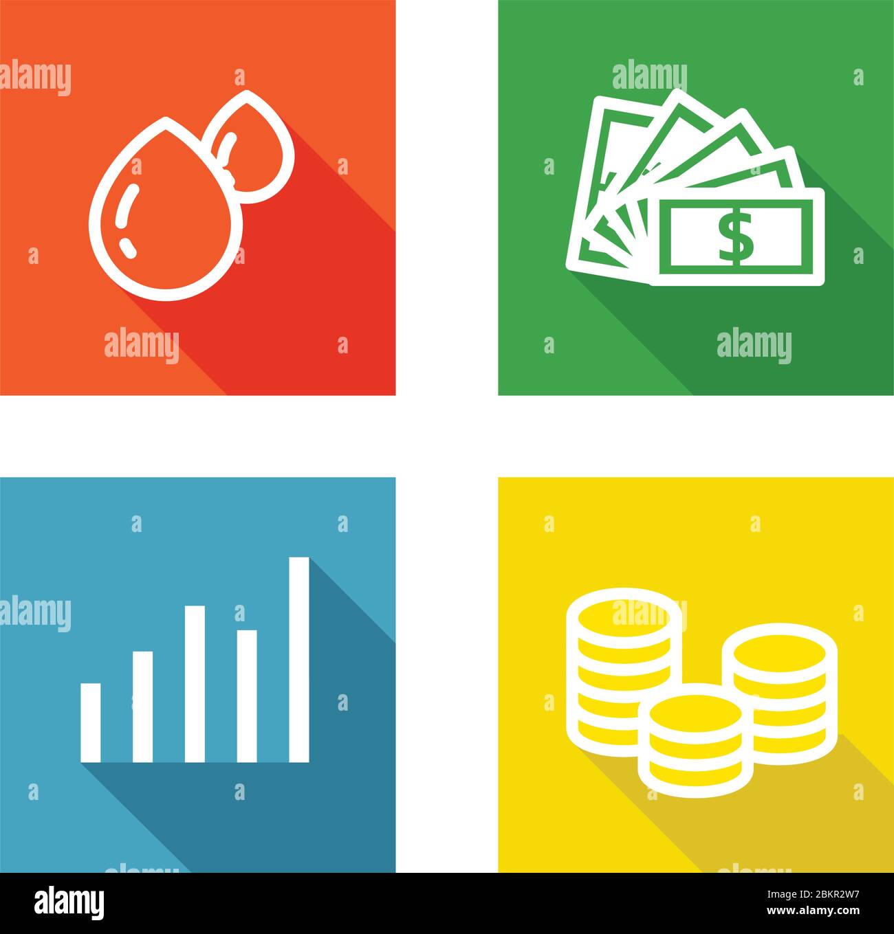 Investment flat icon vector Stock Vector Images - Alamy