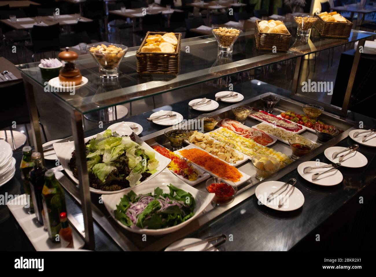 food buffet in restaurant Stock Photo - Alamy