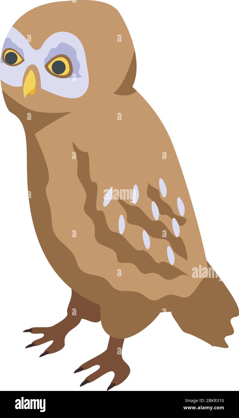 Owl kid icon, isometric style Stock Vector Image & Art - Alamy