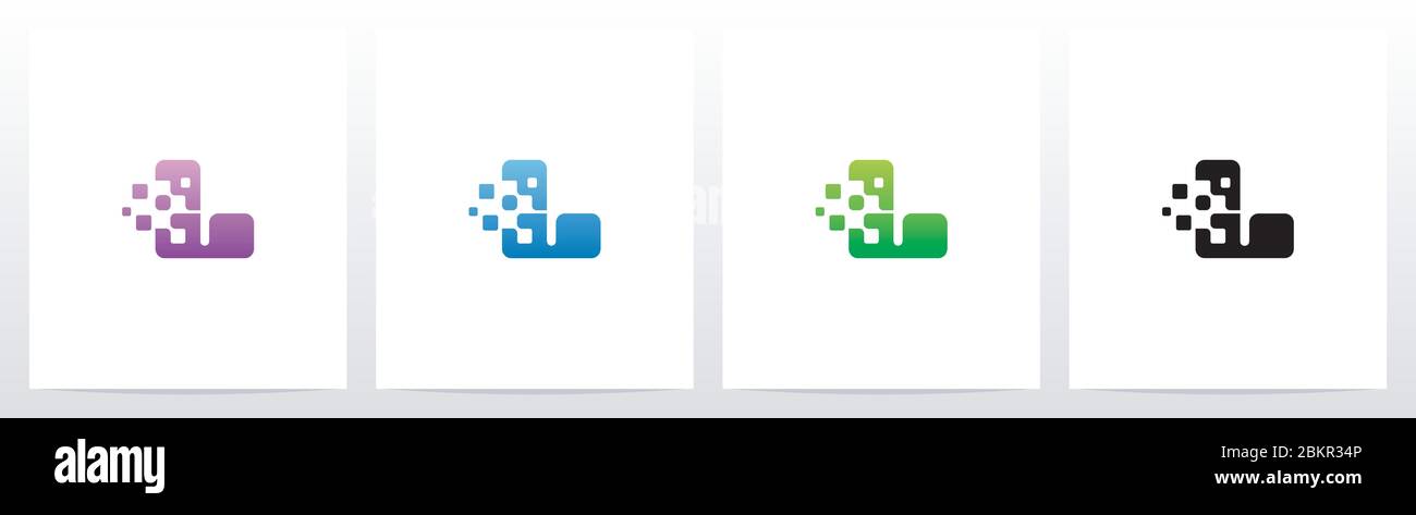 Edge tile logo Stock Vector Images - Alamy