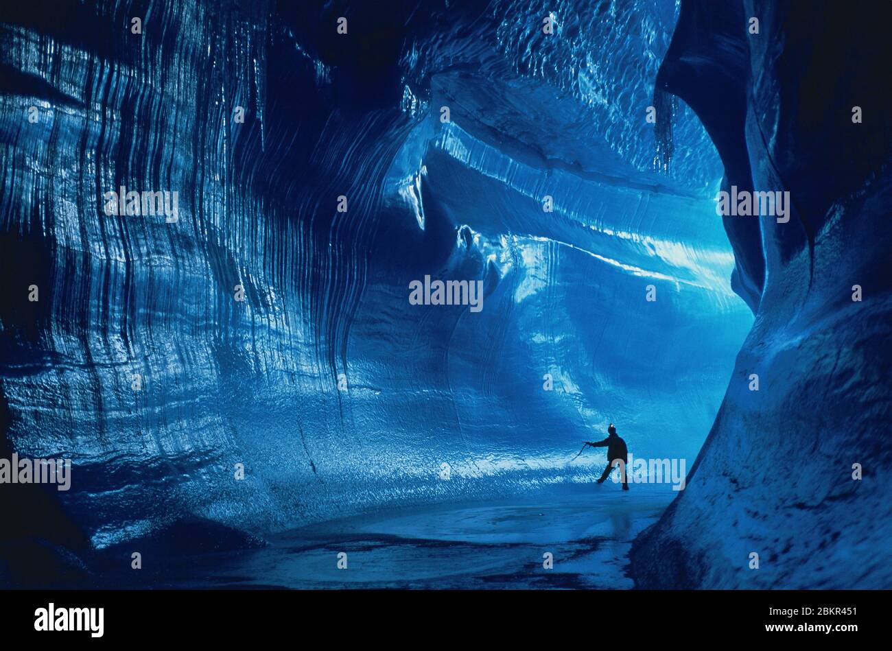 Denmark, Greenland, Inlandsis, exploration of intermediary Stock Photo ...