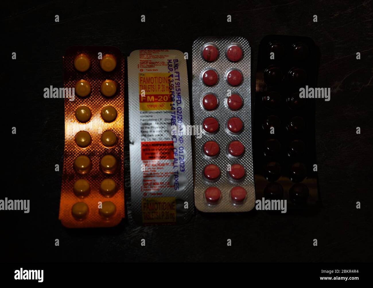 Famotidine tablets are seen in this photo illustration Stock Photo - Alamy