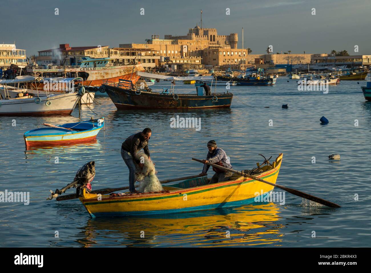 Egypt, Lower Egypt, the Mediterranean coast, Alexandria, the Corniche ...