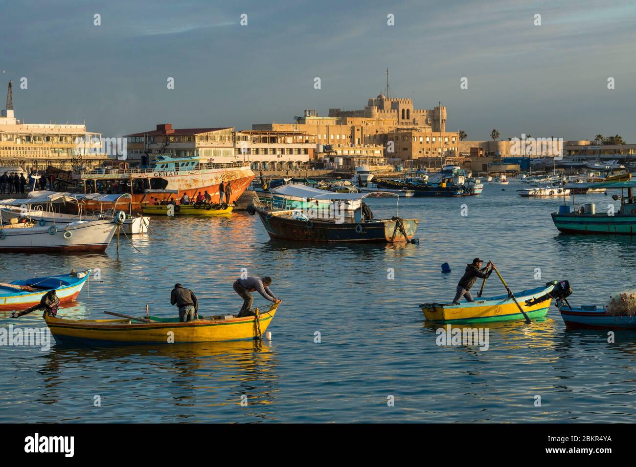 Egypt, Lower Egypt, the Mediterranean coast, Alexandria, the Corniche ...