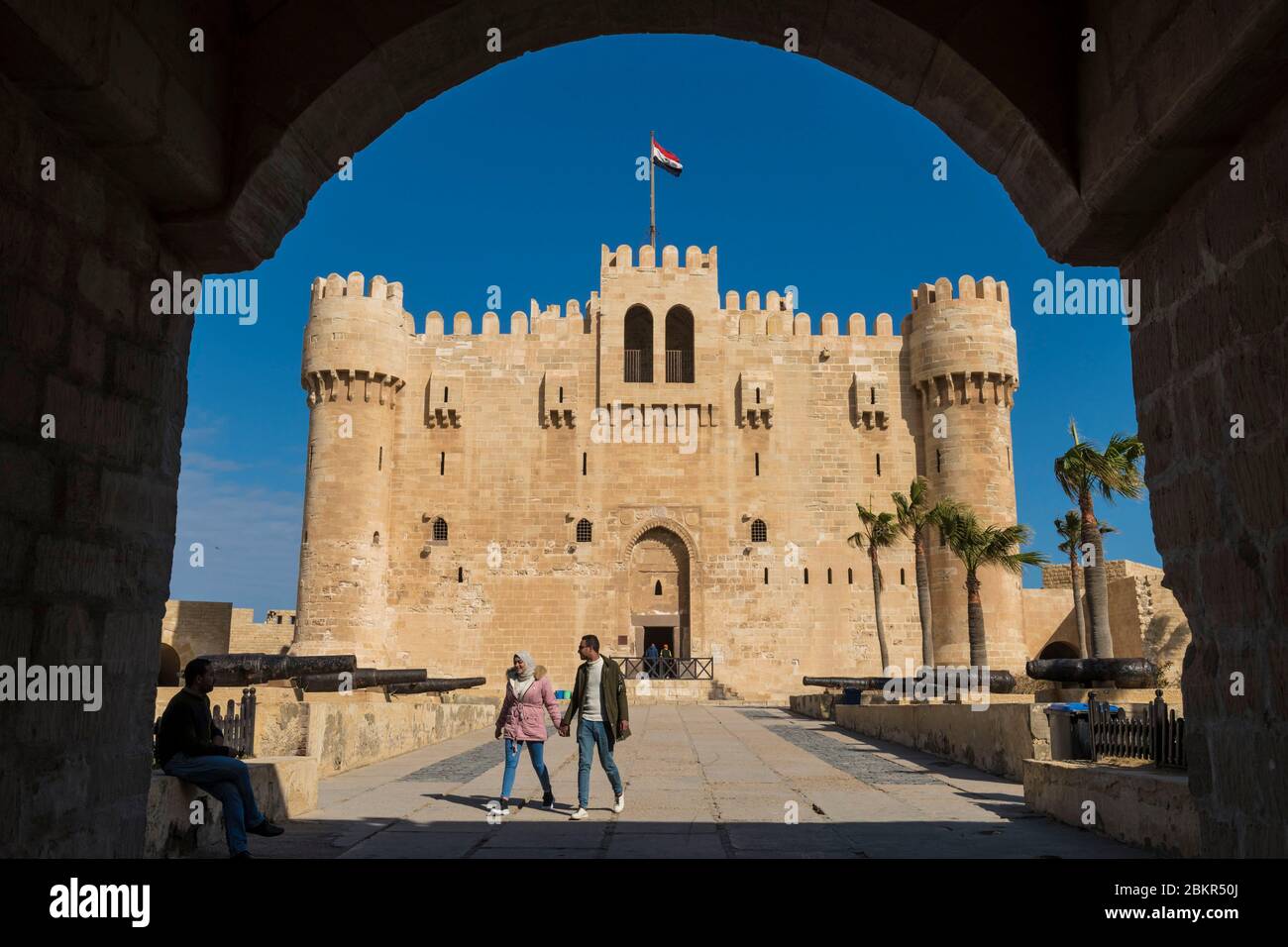Egypt, Lower Egypt, the Mediterranean coast, Alexandria, the Corniche ...