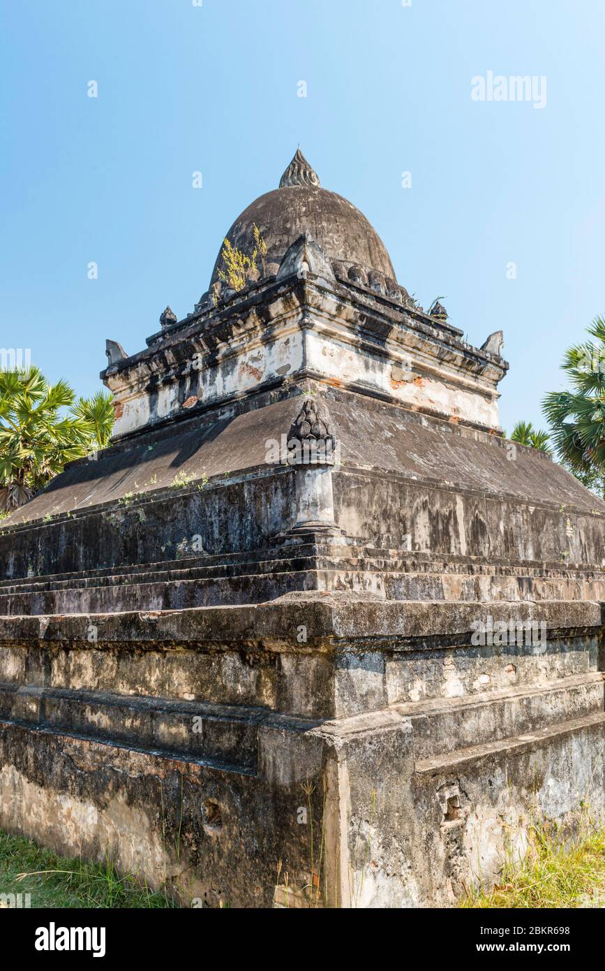 Laos, Luang Prabang city classified UNESCO world heritage, Vat Visun ...
