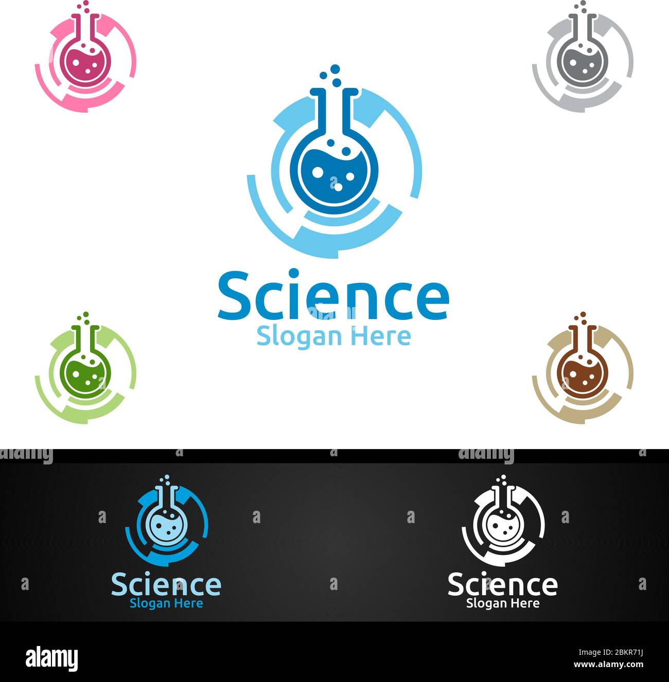 Science and Research Lab Logo for Microbiology, Biotechnology ...