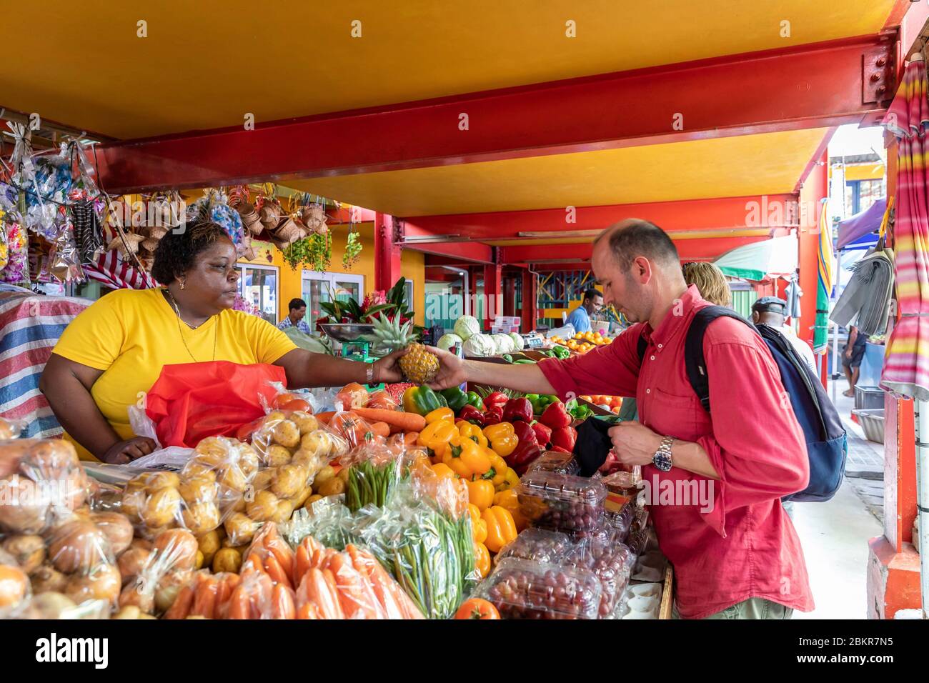 Victoria seychelles market hi-res stock photography and images - Alamy