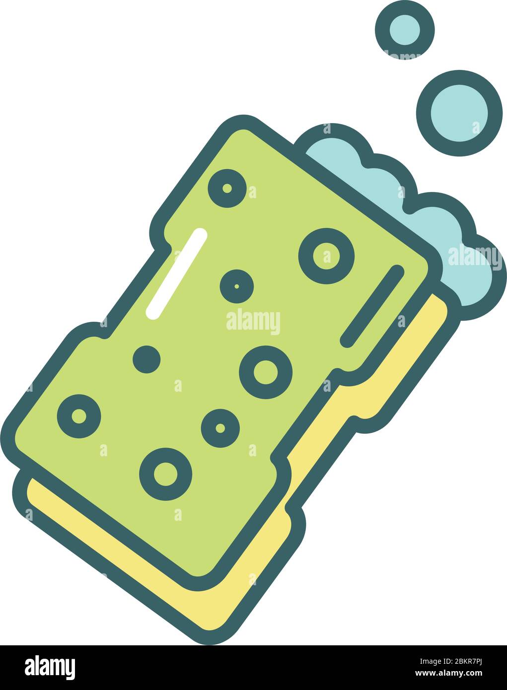 clean sponge fill style icon Stock Vector Image & Art - Alamy