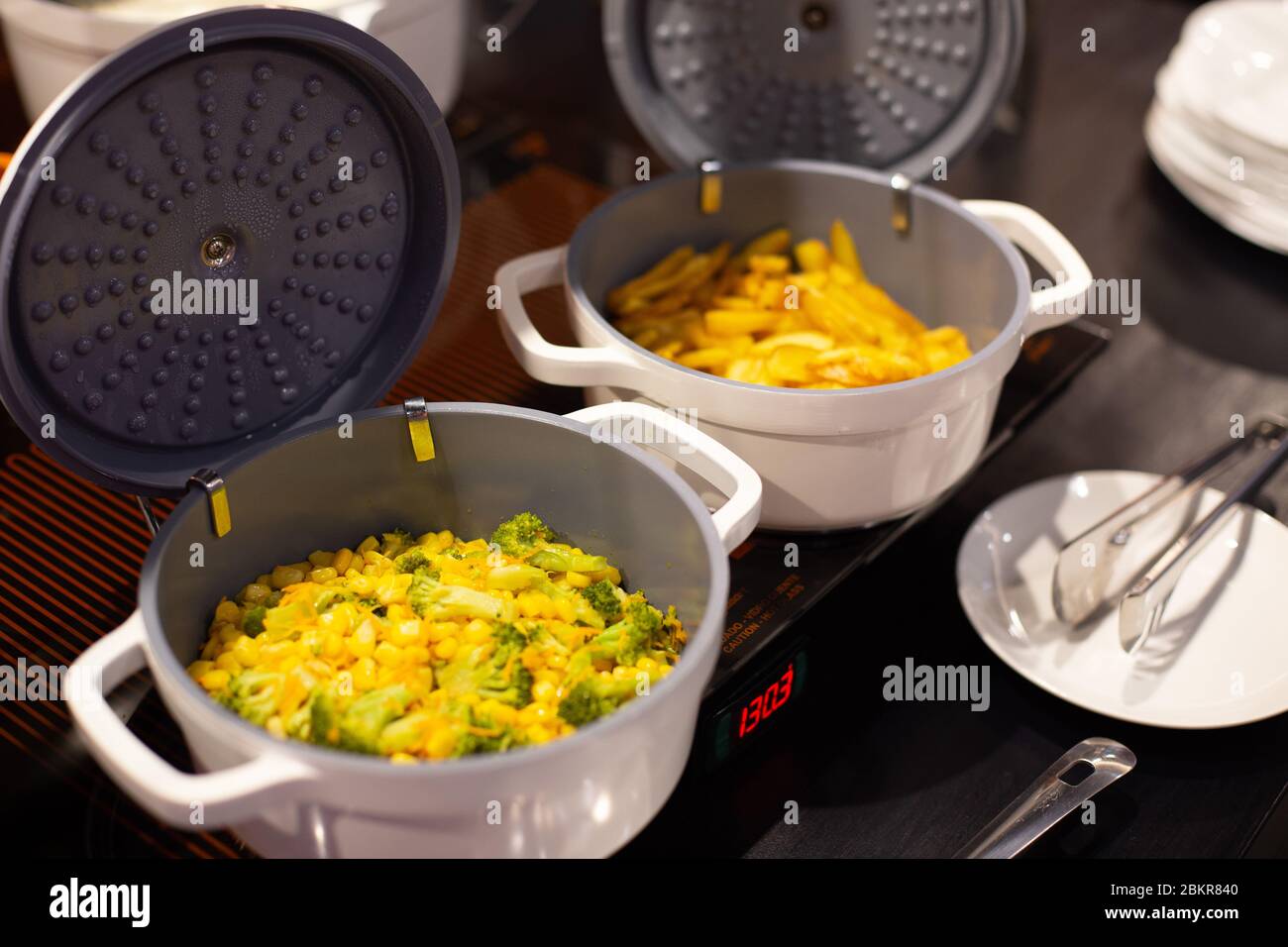 food buffet in restaurant Stock Photo - Alamy