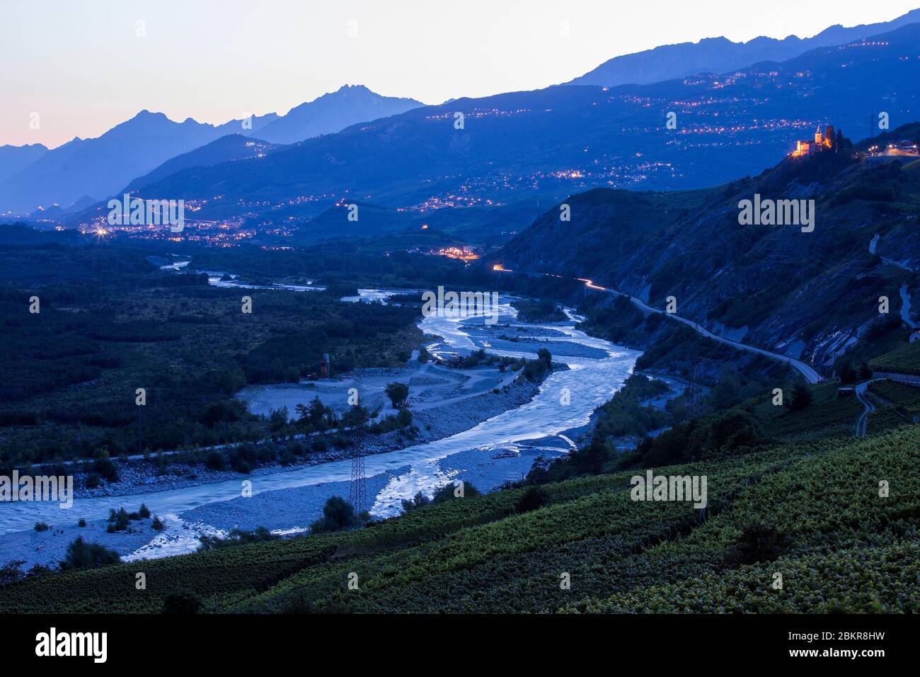 Sierre switzerland vineyard hi-res stock photography and images - Alamy