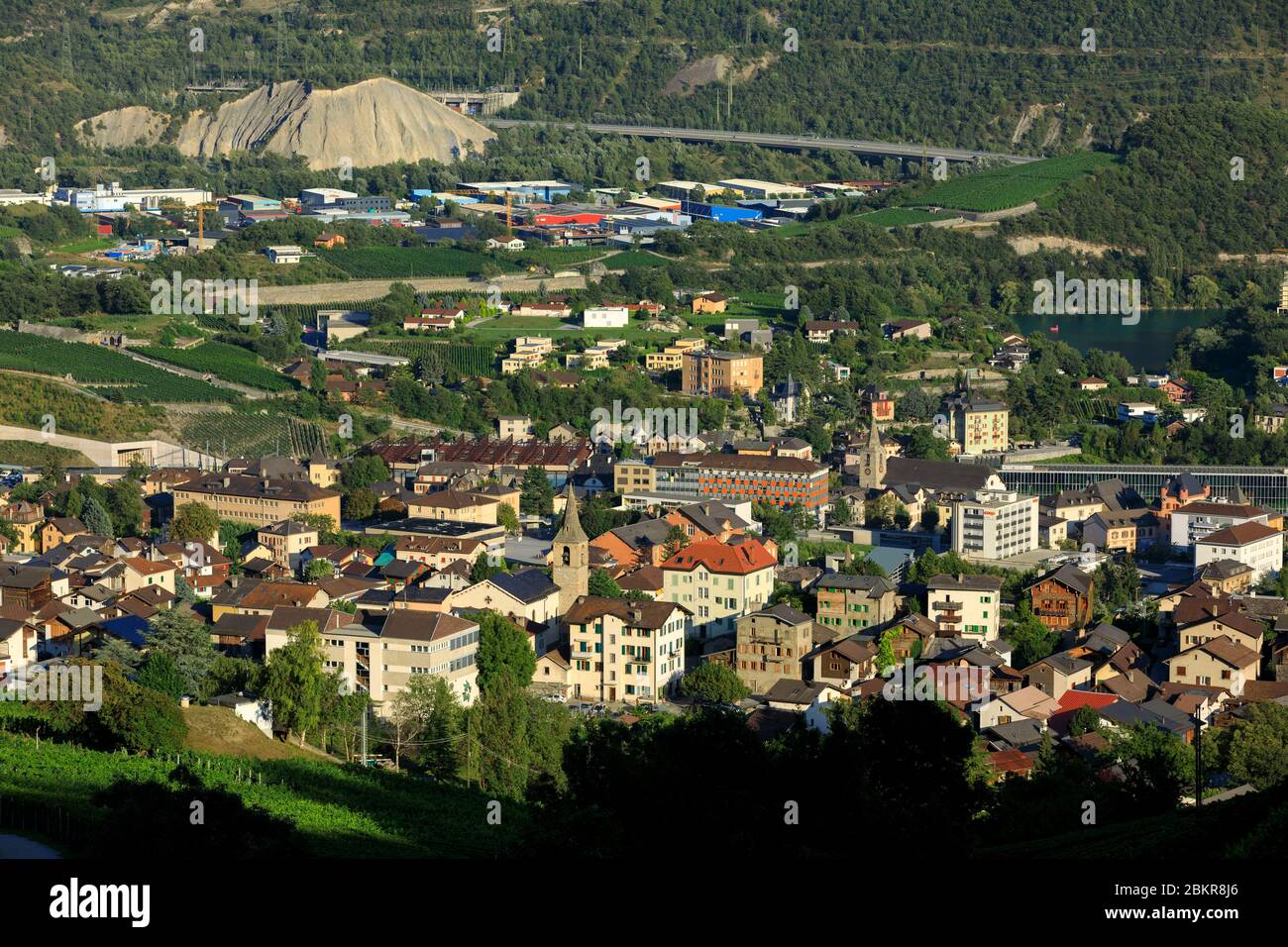 Switzerland, Canton of Valais, Sierre Stock Photo - Alamy