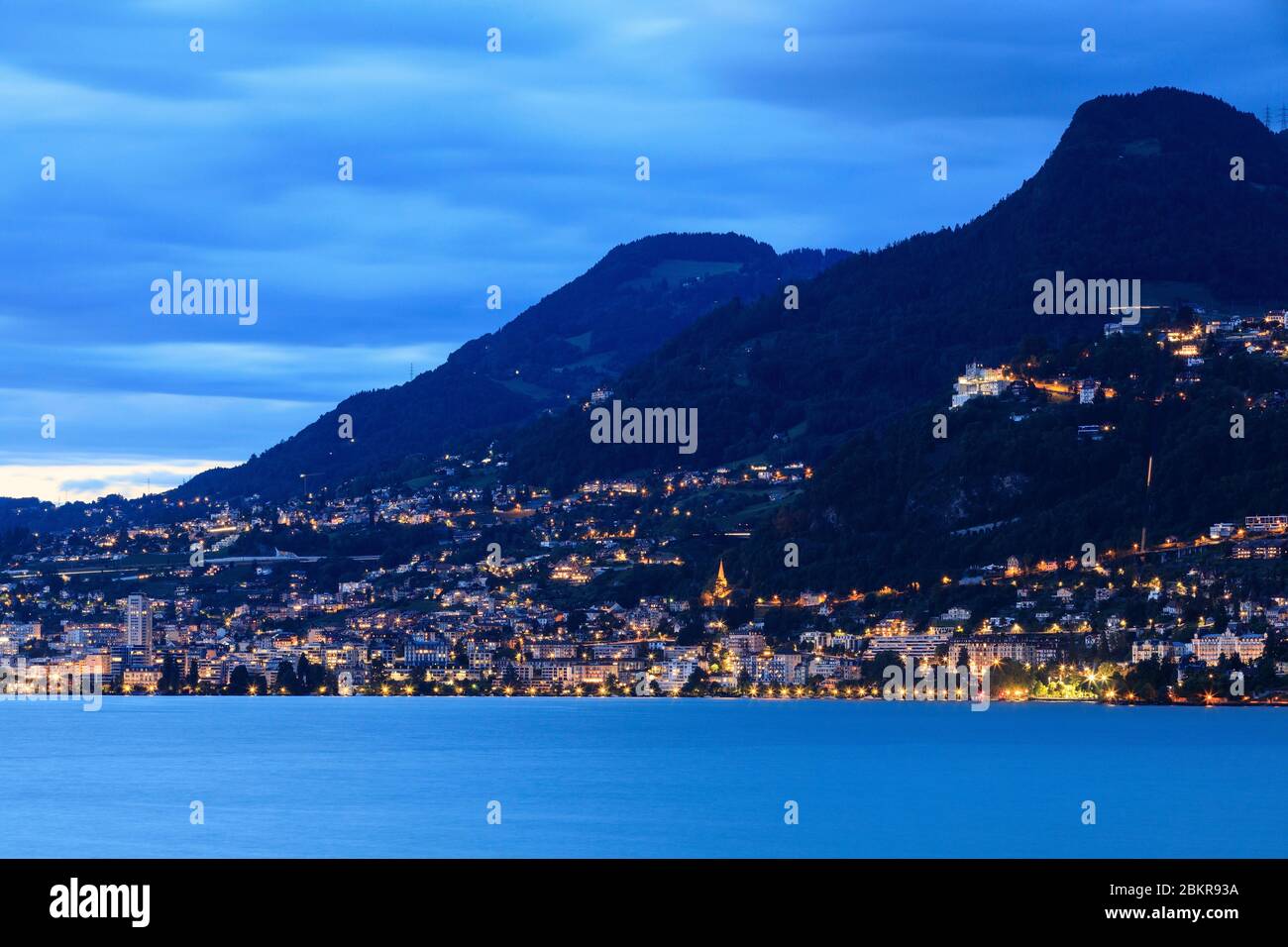 Switzerland, Canton of Vaud, Montreux, Lake Geneva Stock Photo - Alamy