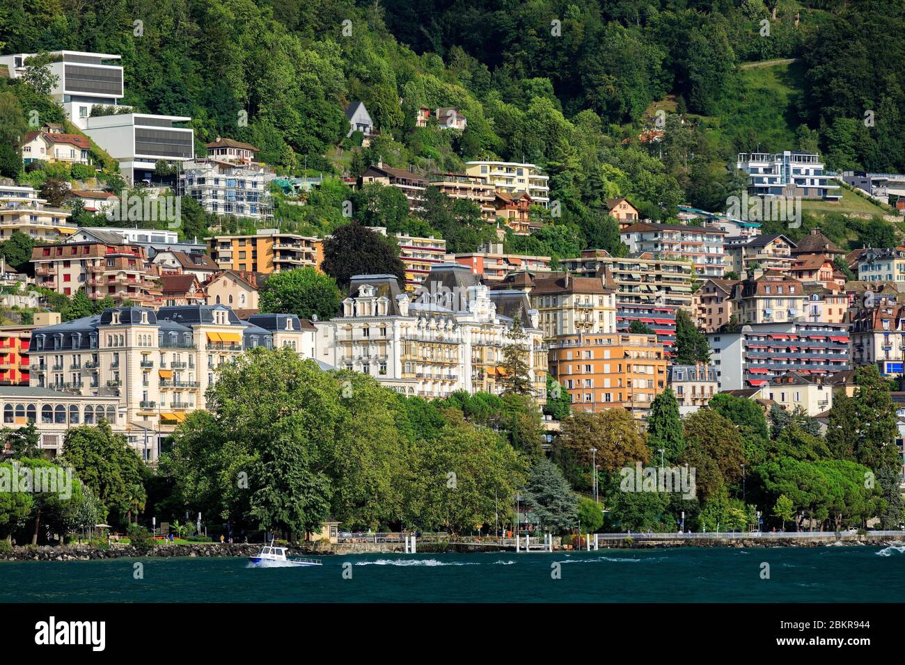Switzerland, Canton of Vaud, Montreux, Lake Geneva Stock Photo - Alamy