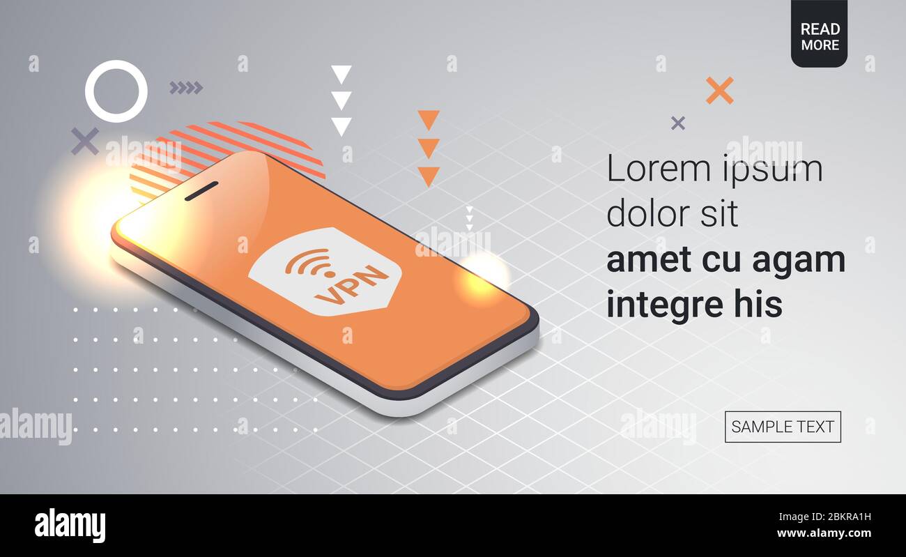 Virtual Private Network Cyber Web Security Privacy Concept Secure Vpn