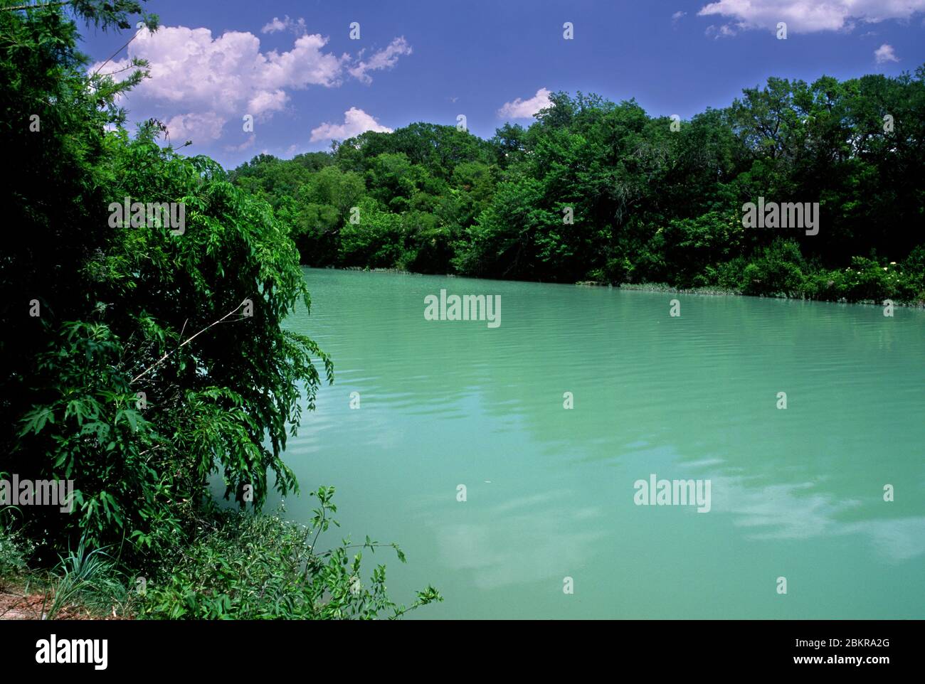 Blanco River, Blanco State Park, Texas Stock Photo - Alamy