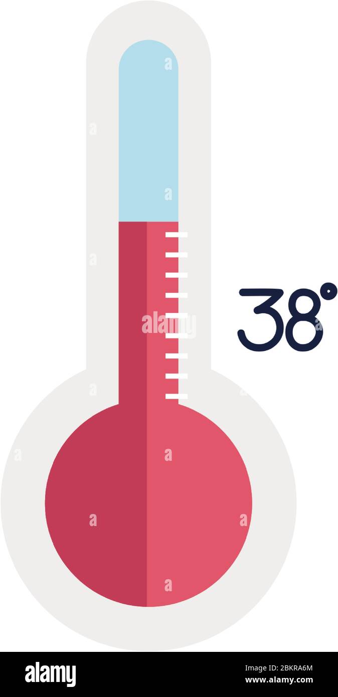 thermometer temperature measure isolated icon Stock Vector Image & Art ...