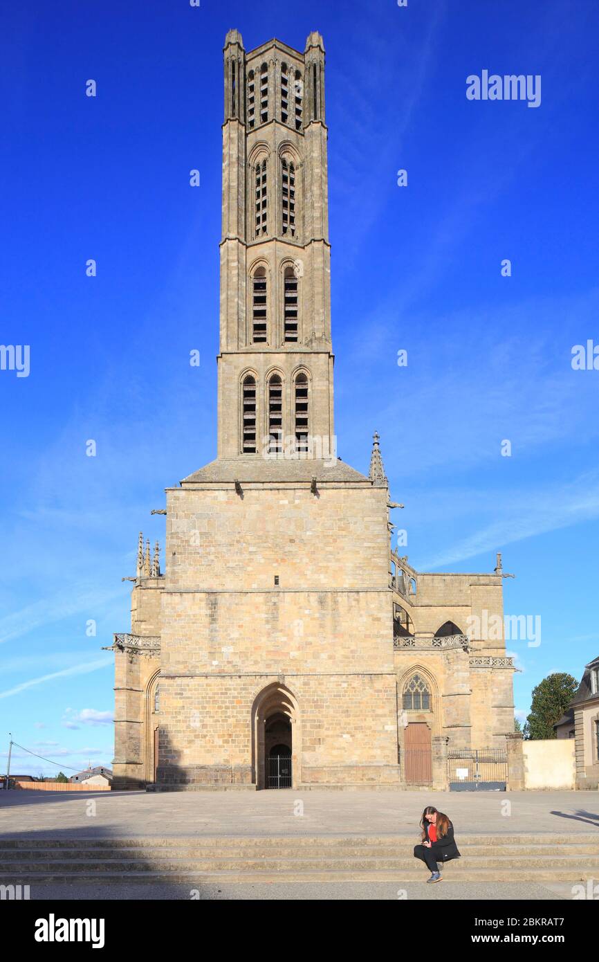 France, Haute Vienne, Limoges, district of the City, cathedral Saint ...