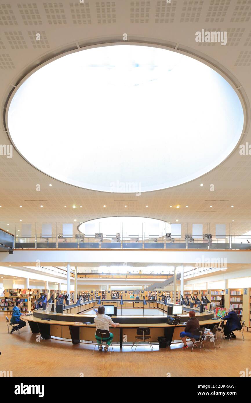 France, Haute Vienne, Limoges, Place Aime Cesaire, French-speaking ...