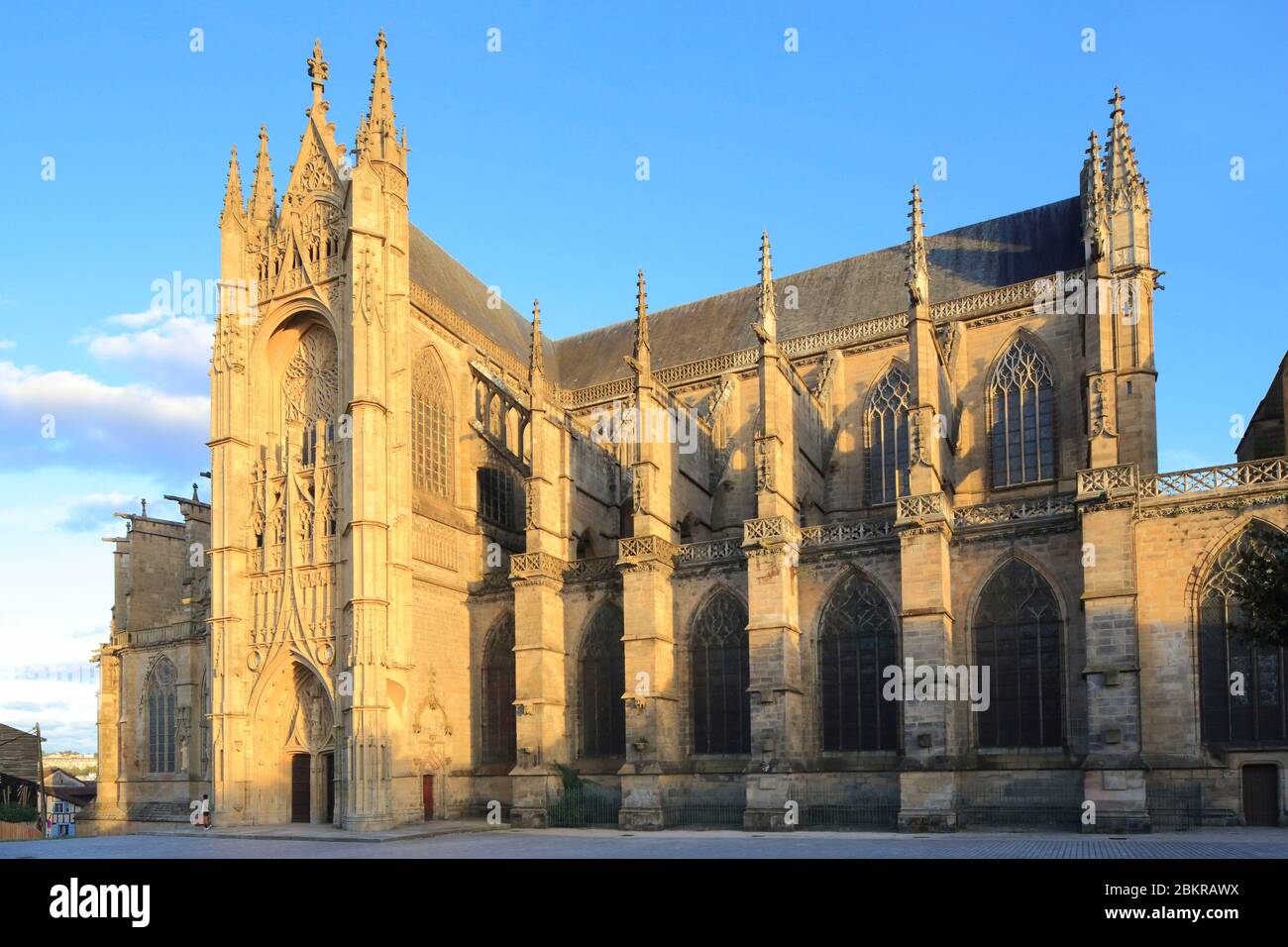 France, Haute Vienne, Limoges, district of the City, cathedral Saint ...