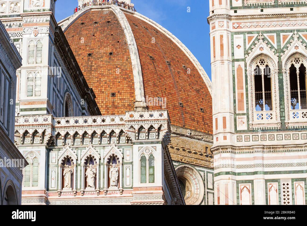 Florence Cathedral & Bell Tower (detail Stock Photo - Alamy