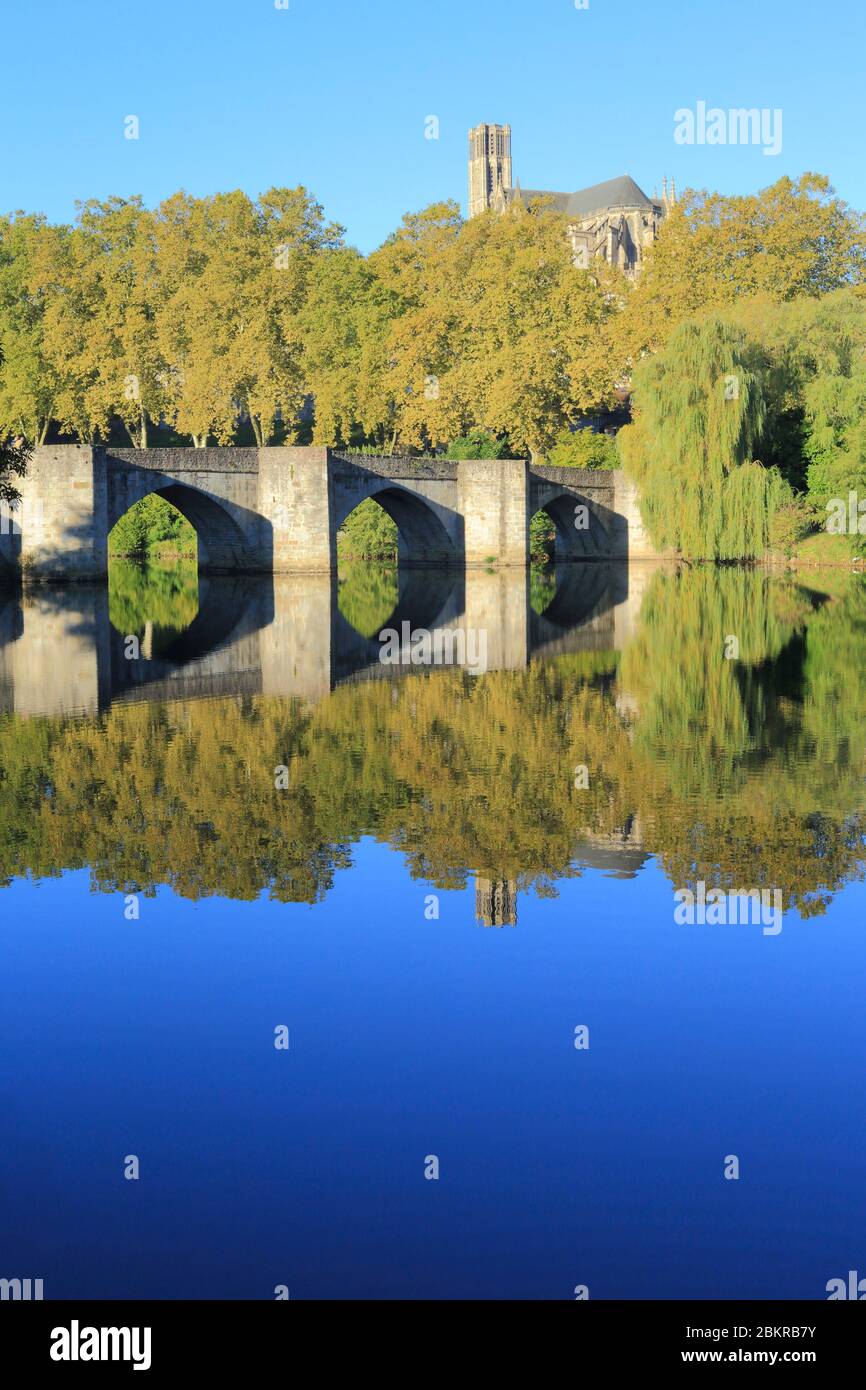 France, Haute Vienne, Limoges, Saint Etienne bridge (13th century ...