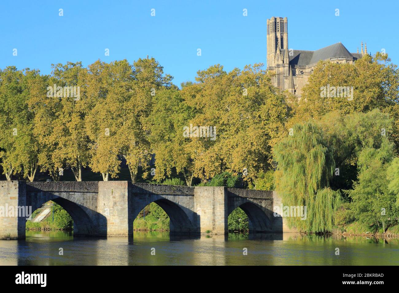 France, Haute Vienne, Limoges, Saint Etienne bridge (13th century ...