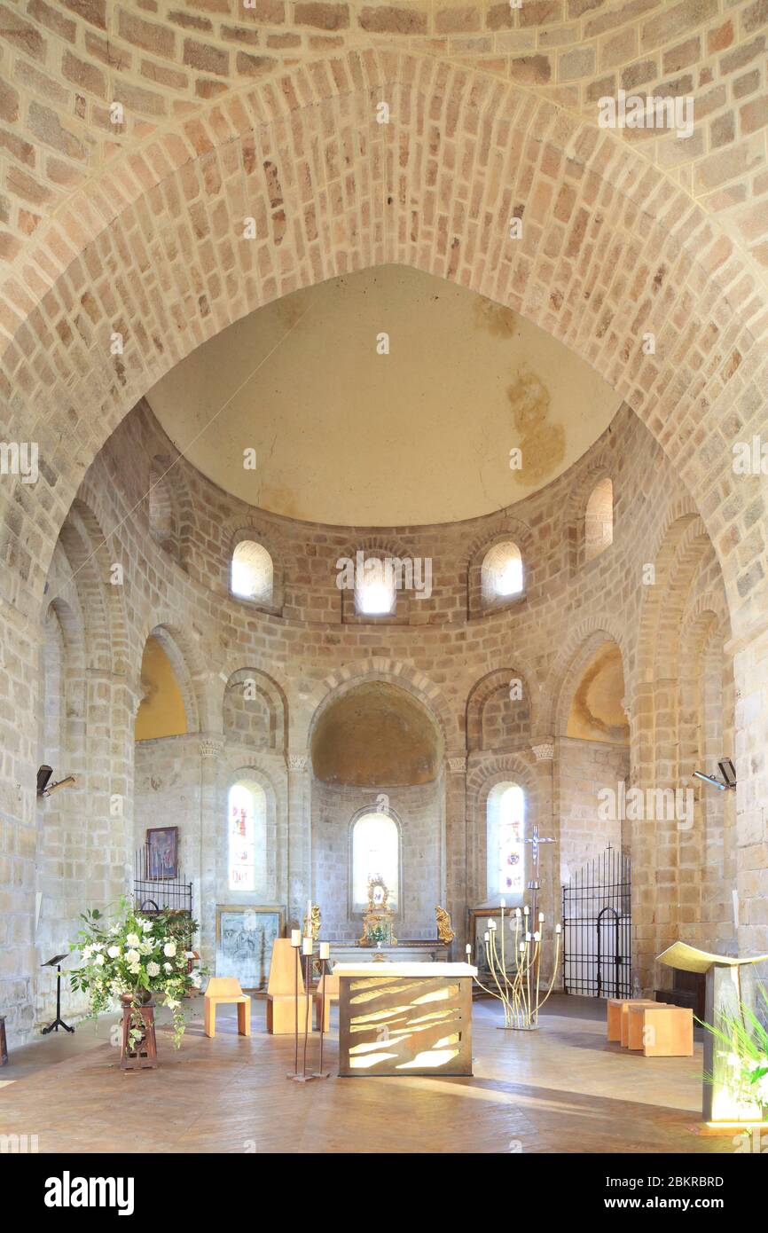 France, Haute Vienne, Solignac, Saint Pierre Abbey Saint Paul de ...