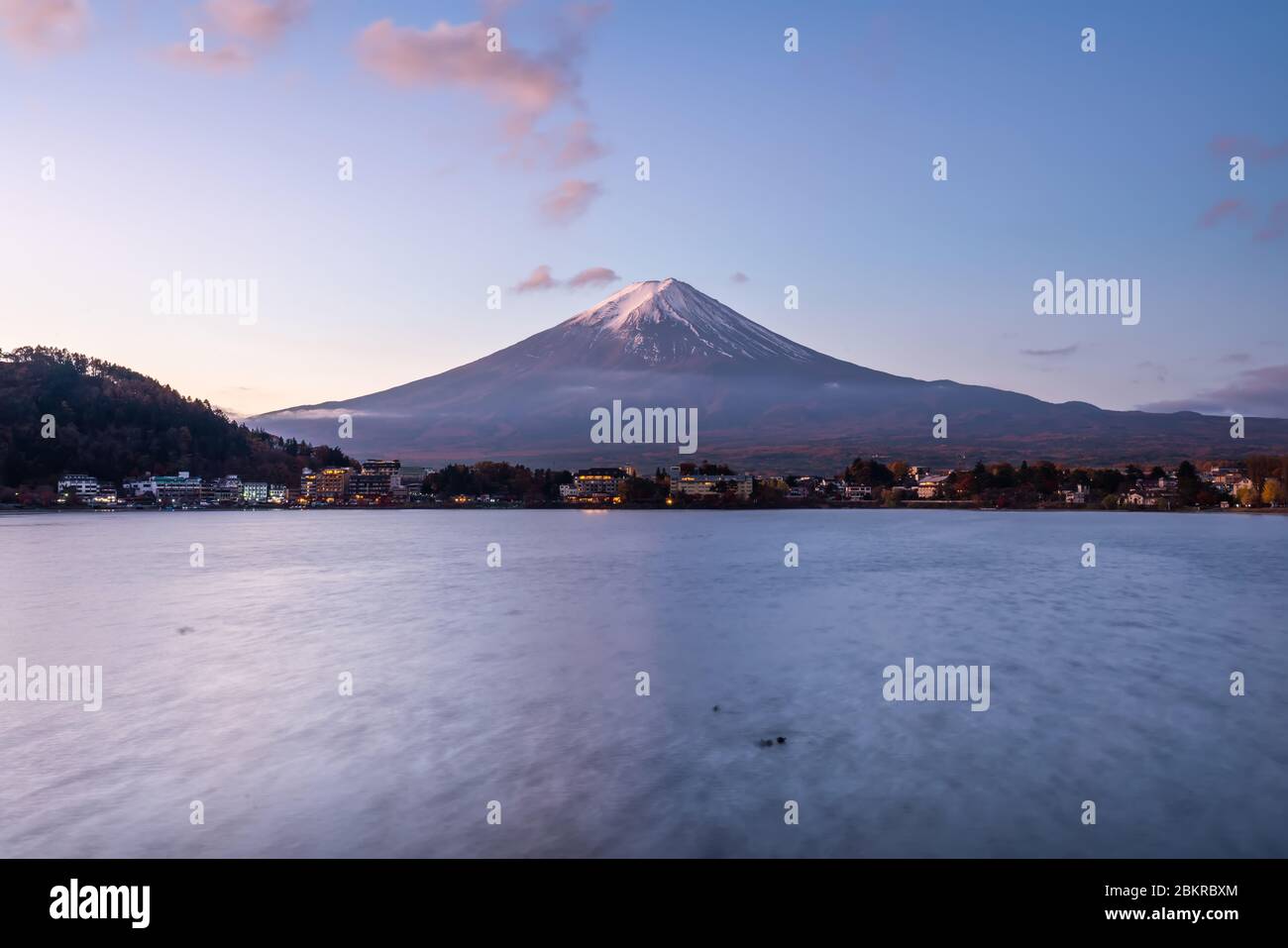 Aerial Panorama Landscape of Fuji Mountain. Iconic and Symbolic ...
