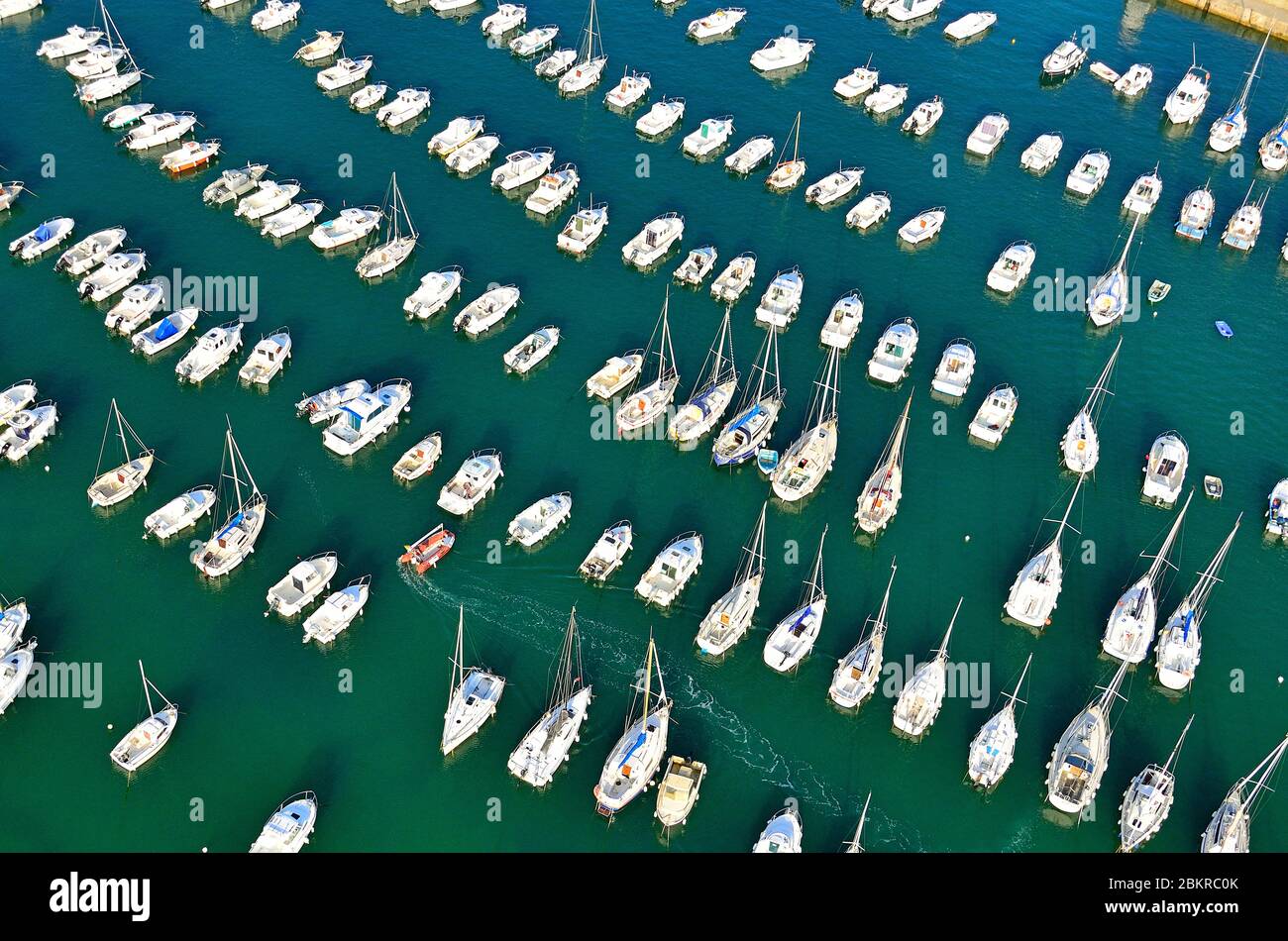 Port du crouesty aerial view hi-res stock photography and images - Alamy