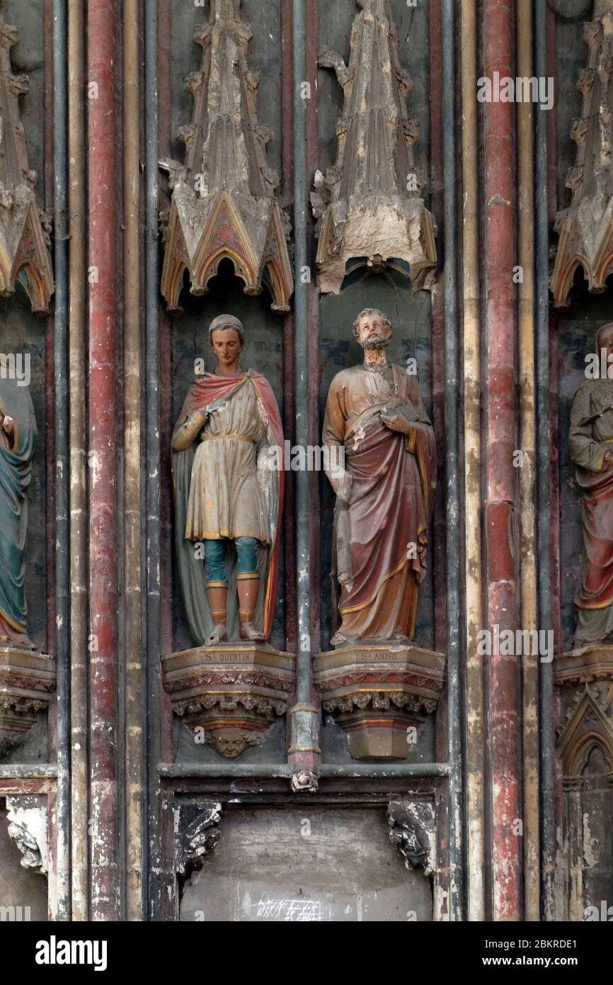France, Aisne, Saint Quentin, stage on the way of Santiago de ...