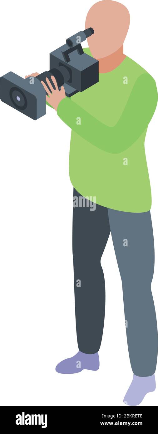 3d man cameraman video camera hi-res stock photography and images - Alamy