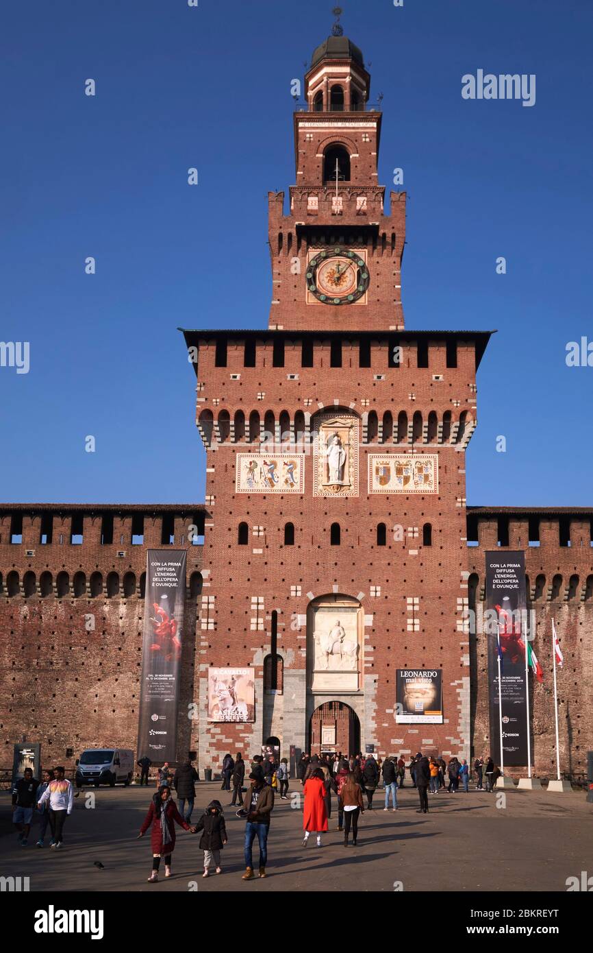 Castello sforzesco museum hi-res stock photography and images - Alamy
