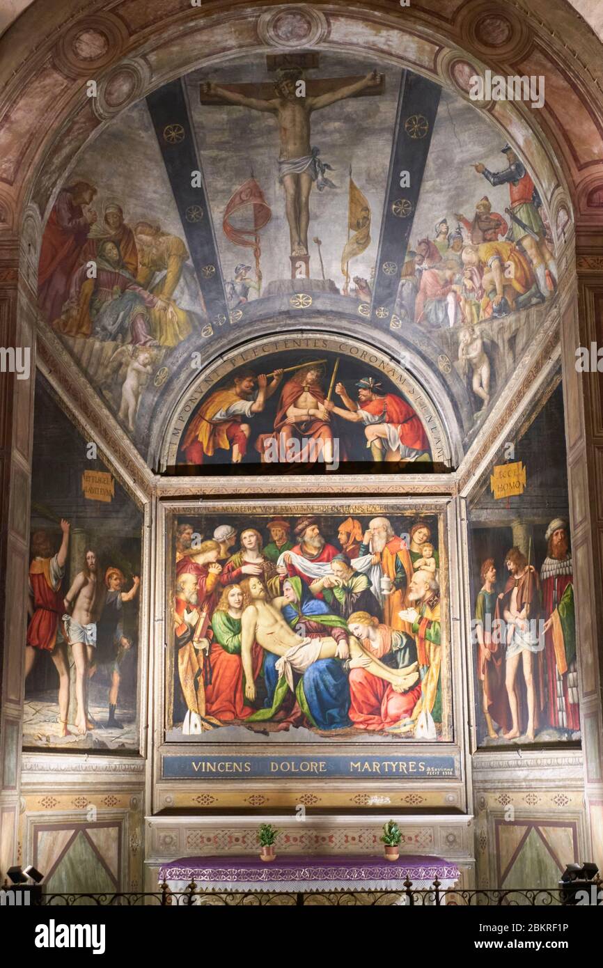 Frescoes bernardino luini hi-res stock photography and images - Alamy