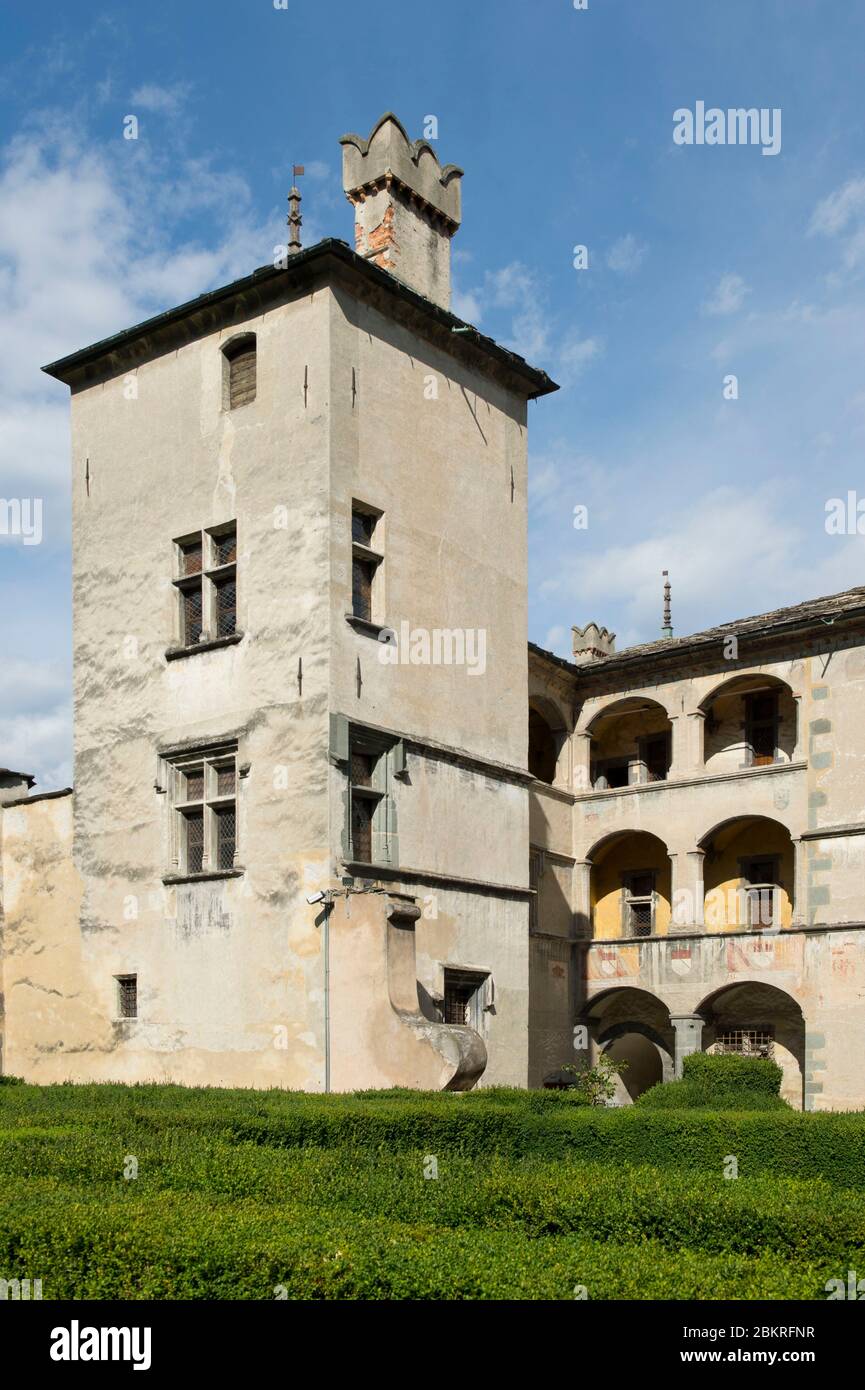 Issogne castle hi-res stock photography and images - Alamy