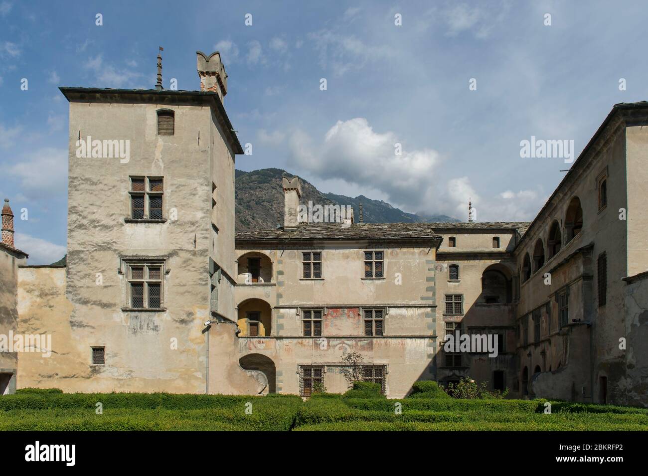 Issogne castle hi-res stock photography and images - Alamy