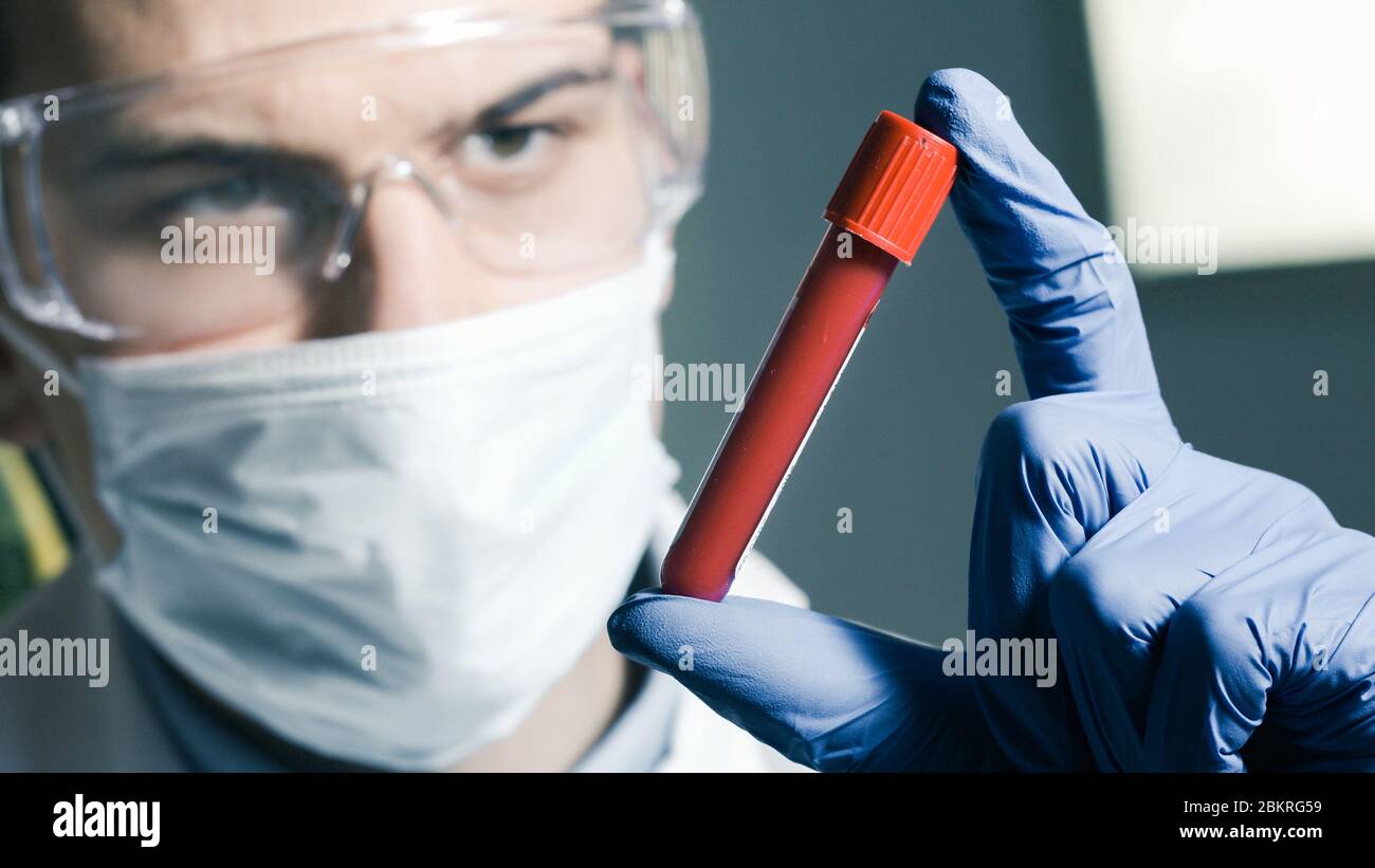 Medicine tube blood sample hi-res stock photography and images - Alamy