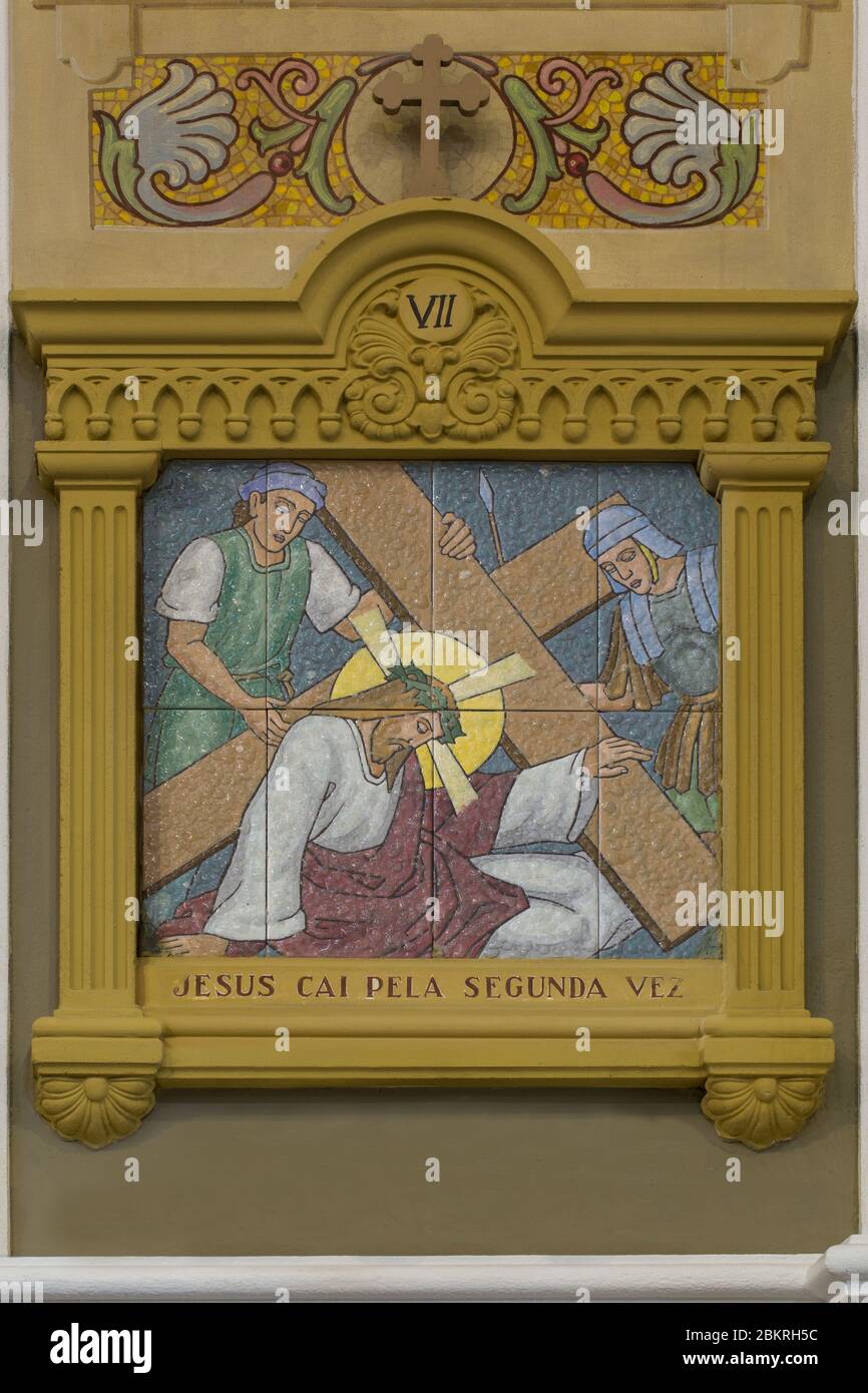 Jesus falls the second time hi-res stock photography and images - Alamy