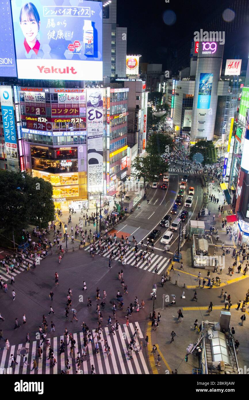 Japan, Honshu Island, Kanto region, Tokyo, Shibuya district, Shibuya ...