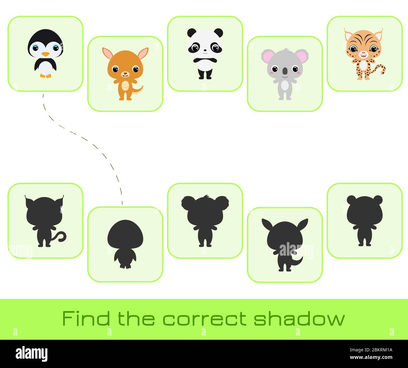 Kangaroo shadow Stock Vector Images - Alamy