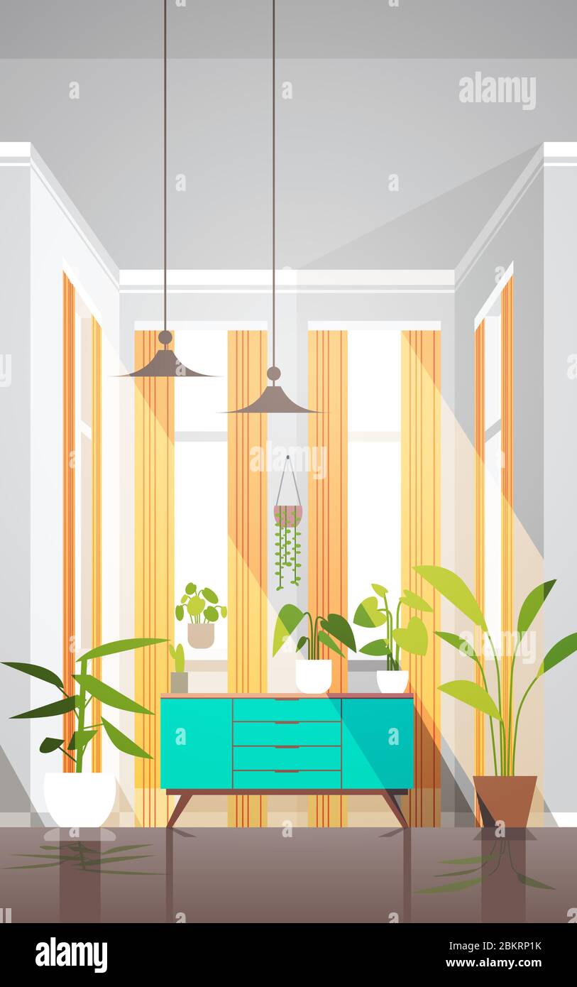 modern empty living room interior no people apartment with furniture ...