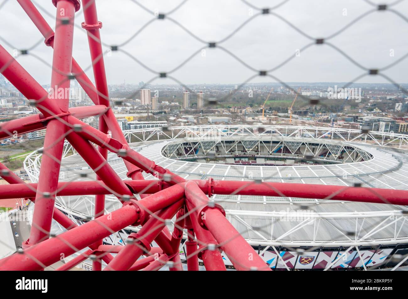 A view of The London Stadium Stadium at the Queen Elizabeth Olympic ...