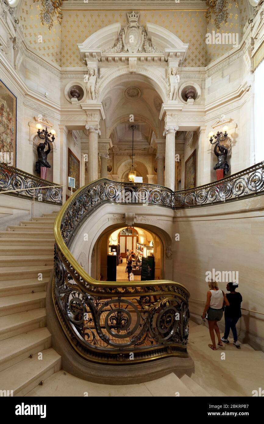 France, Oise, Chantilly, Chantilly, estate, Chantilly castle and Conde ...