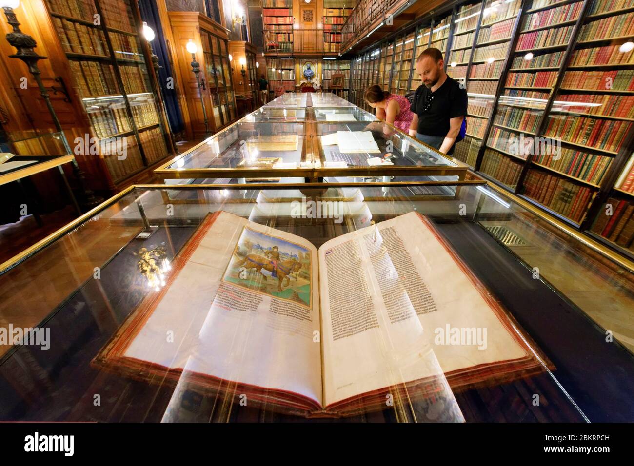 France, Oise, Chantilly, Chantilly, estate, Chantilly castle and Conde ...