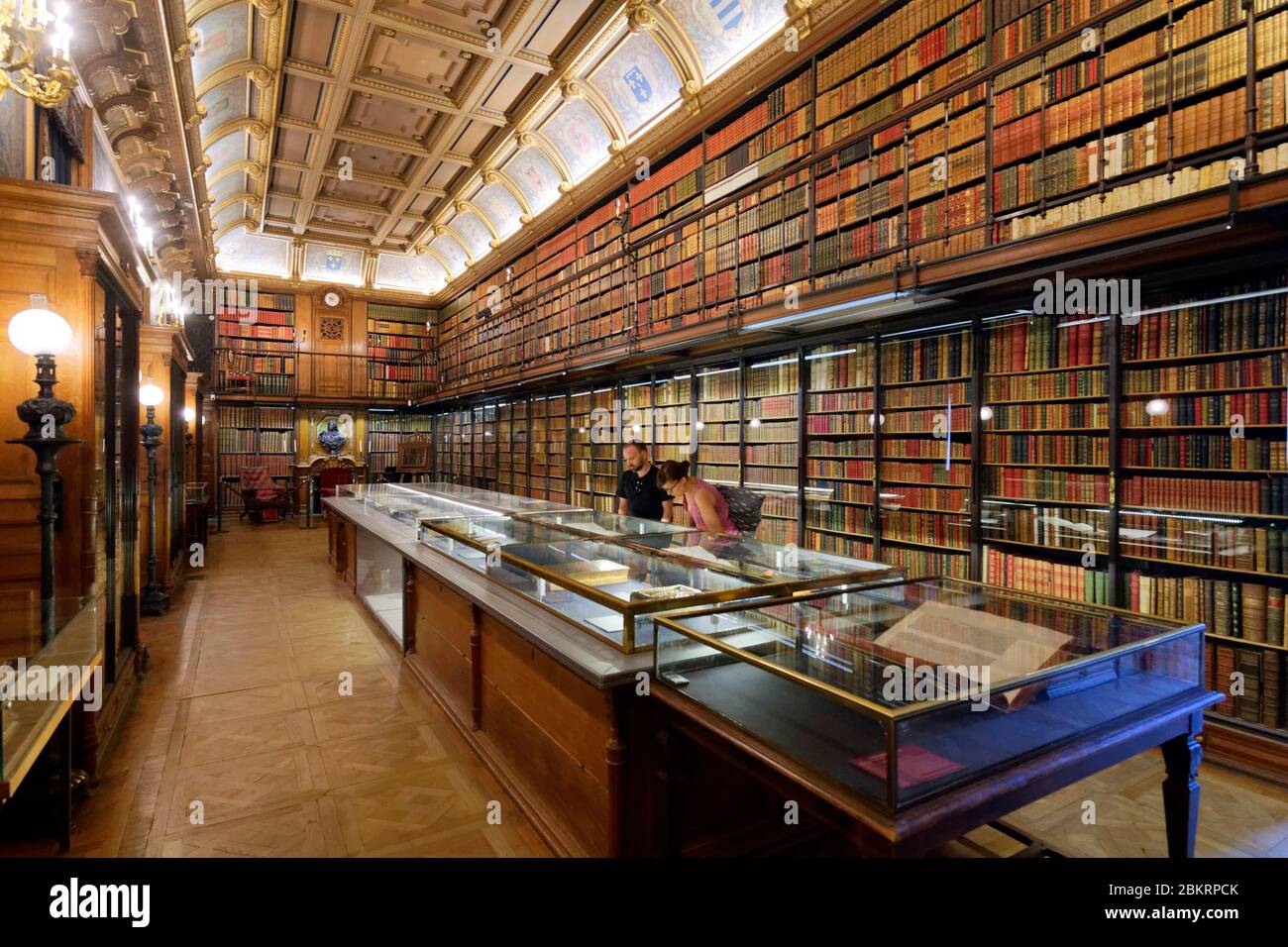 France, Oise, Chantilly, Chantilly, estate, Chantilly castle and Conde ...