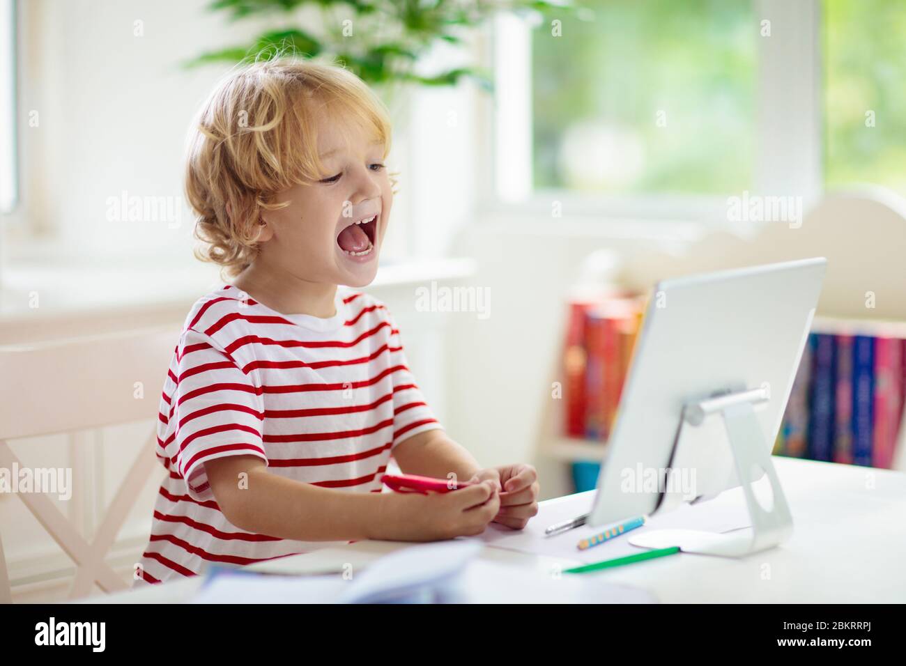 Kids Chatting Online