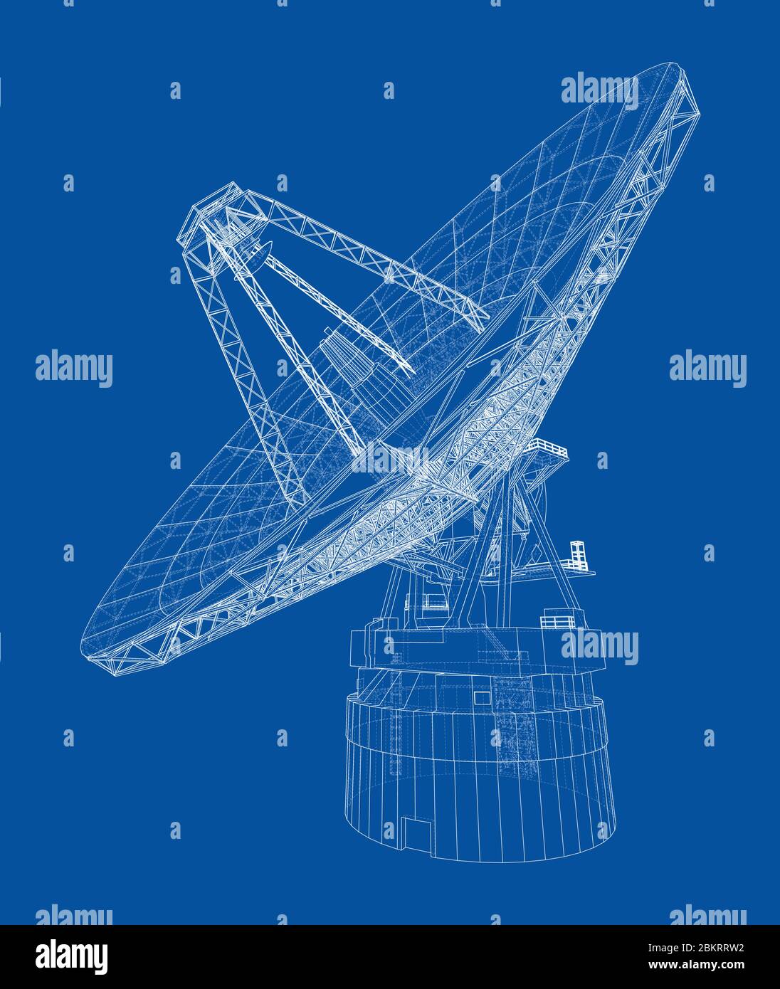 Radiotelescope Stock Vector Images - Alamy