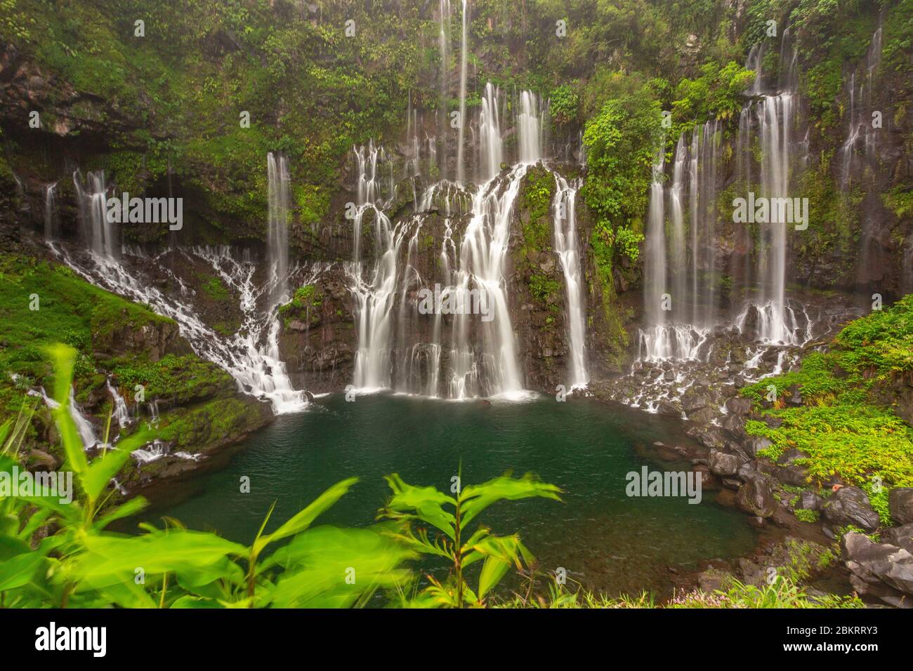 Reunion island waterfall hi-res stock photography and images - Alamy