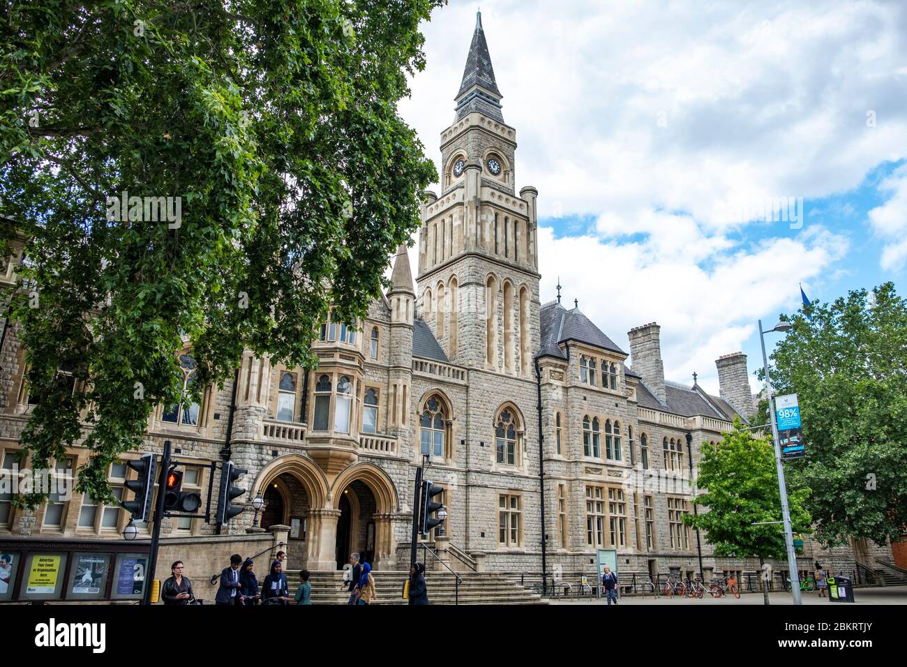 LONDON- Ealing Town Hall building on New Broadway in West London, a ...