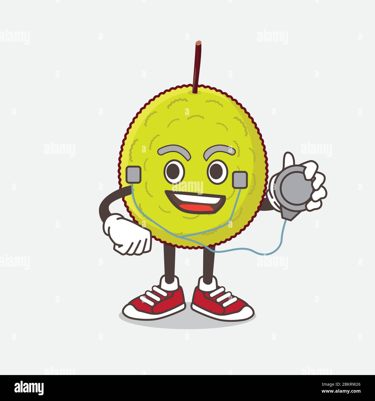 An illustration of Entawak Fruit cartoon mascot character as a Doctor ...
